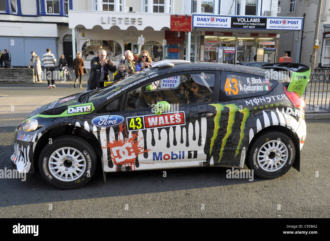 Wales Rally GB Rally competition car at the World Rally Championship ...