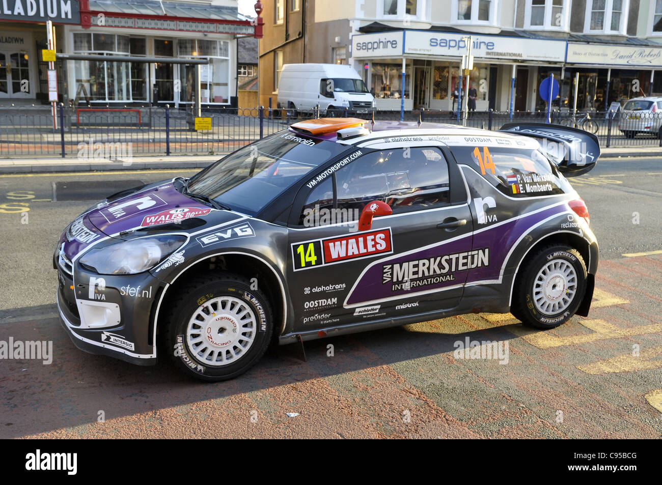 Wales Rally GB Rally competition car at the World Rally Championship ...
