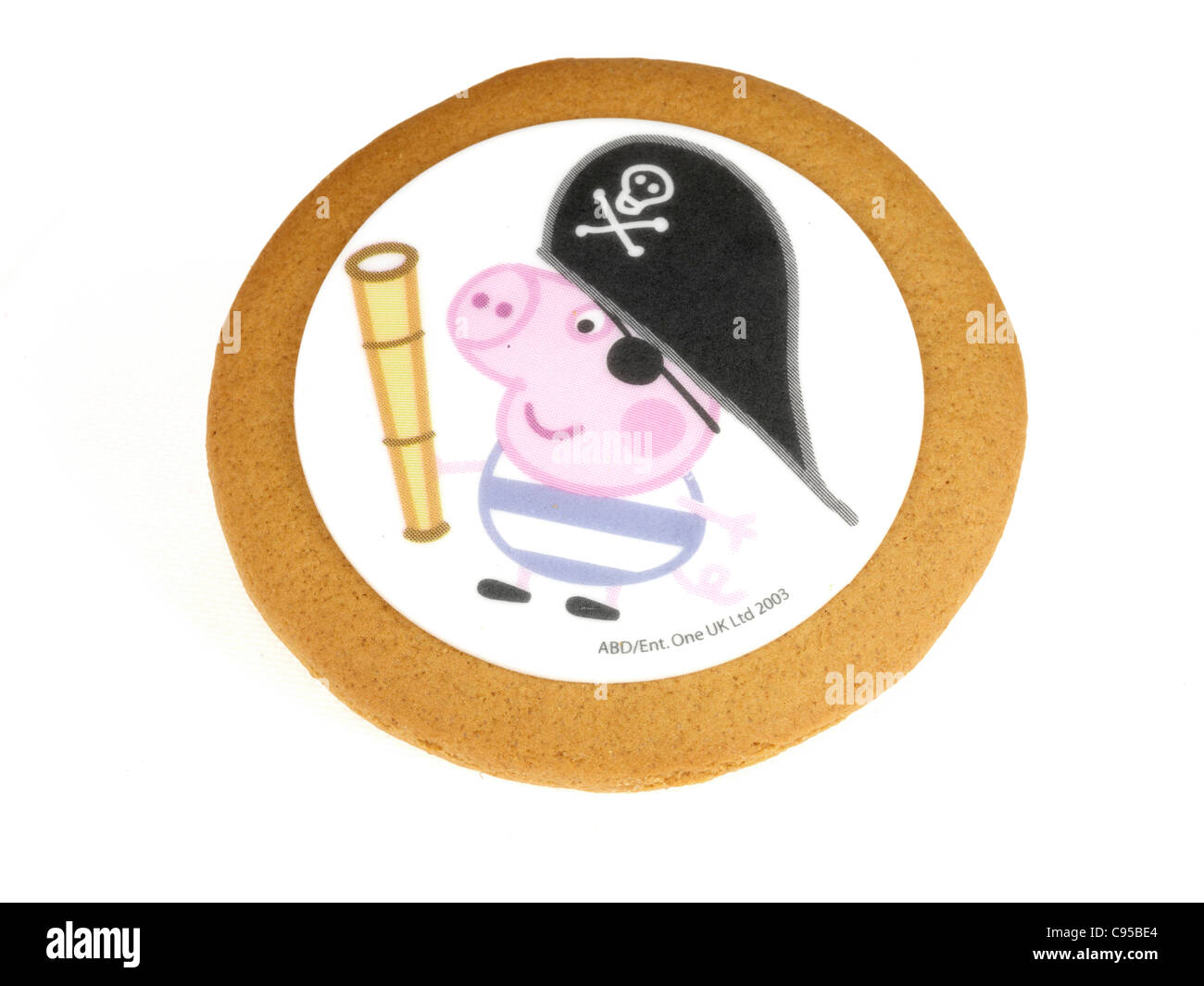 Pepper Pig Iced Biscuit Stock Photo - Alamy