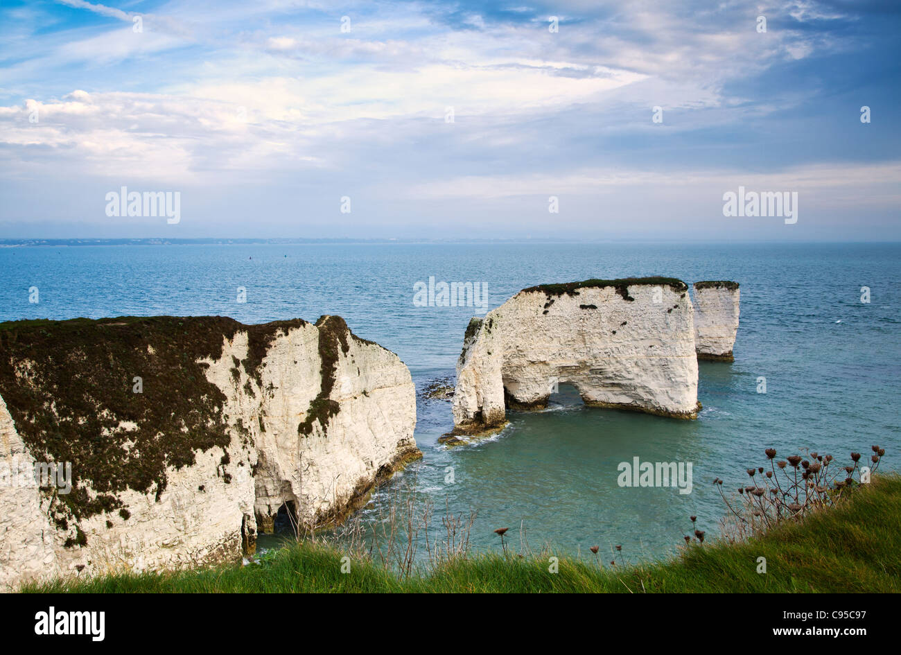 Old Harry Rocks Stock Photo - Alamy