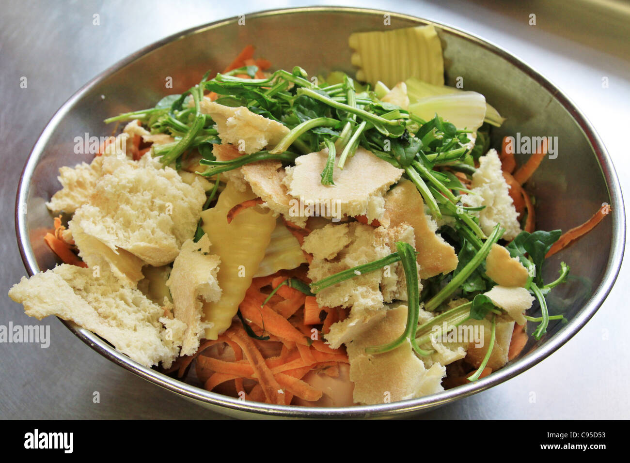 A bowl of compost scraps Stock Photo - Alamy
