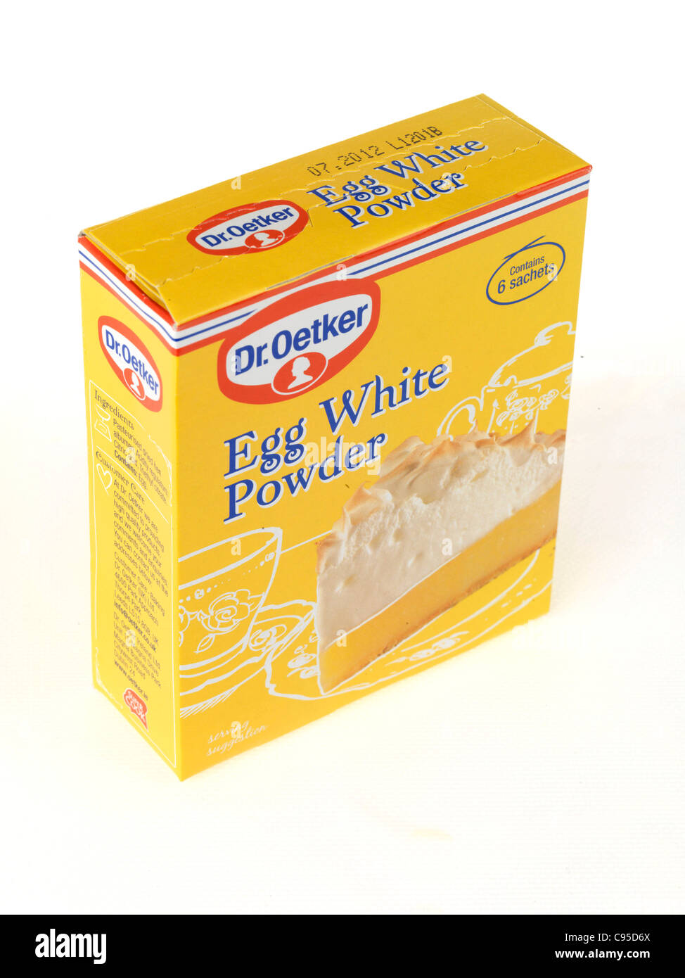 Dr Oetket Egg White Powder Stock Photo - Alamy