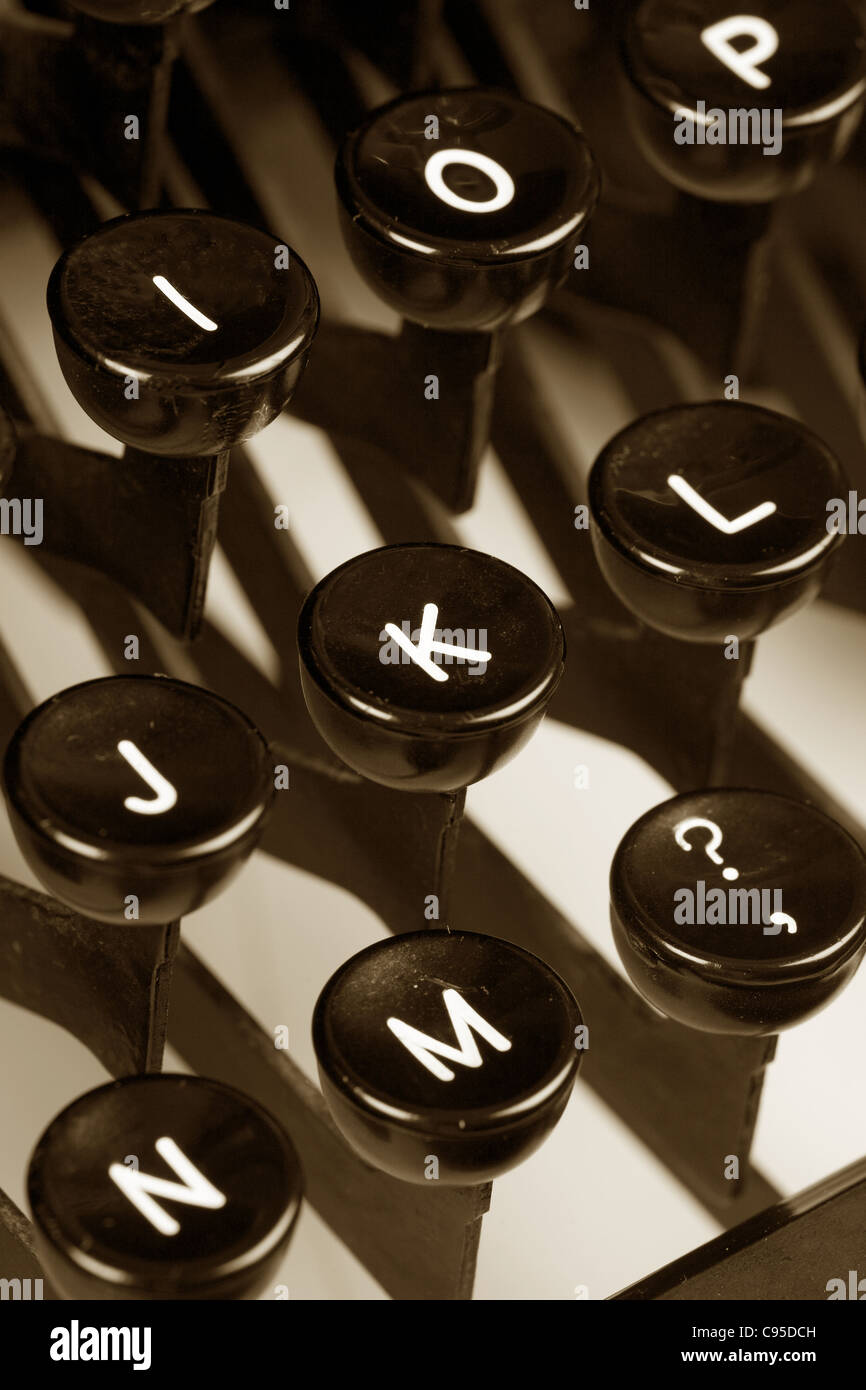 Typewriter Keyboard Close Up Shot High Resolution Stock Photography and ...