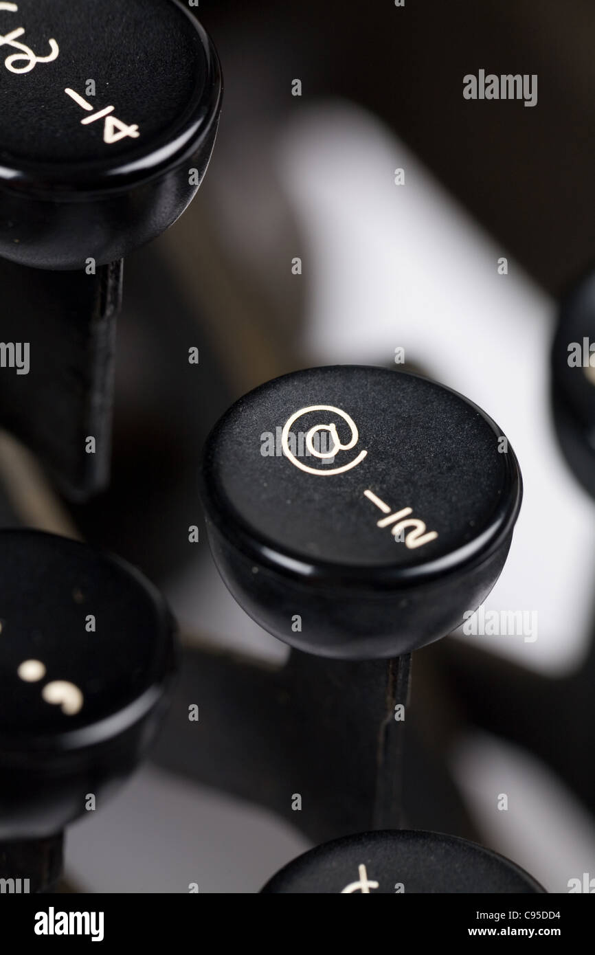 Typewriter Keyboard Close Up Shot High Resolution Stock Photography and ...