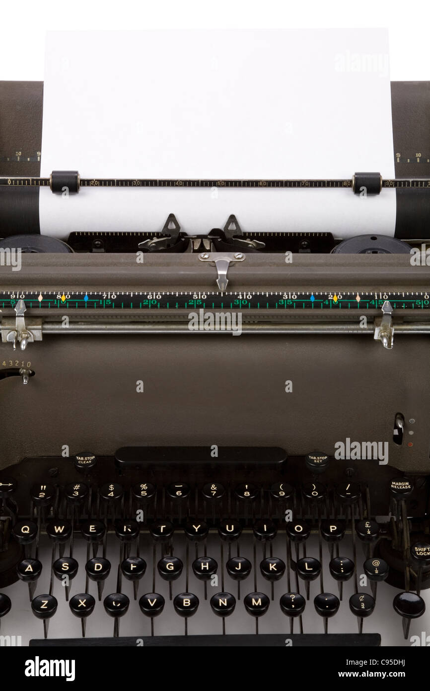 Typing Paper High Resolution Stock Photography and Images - Alamy