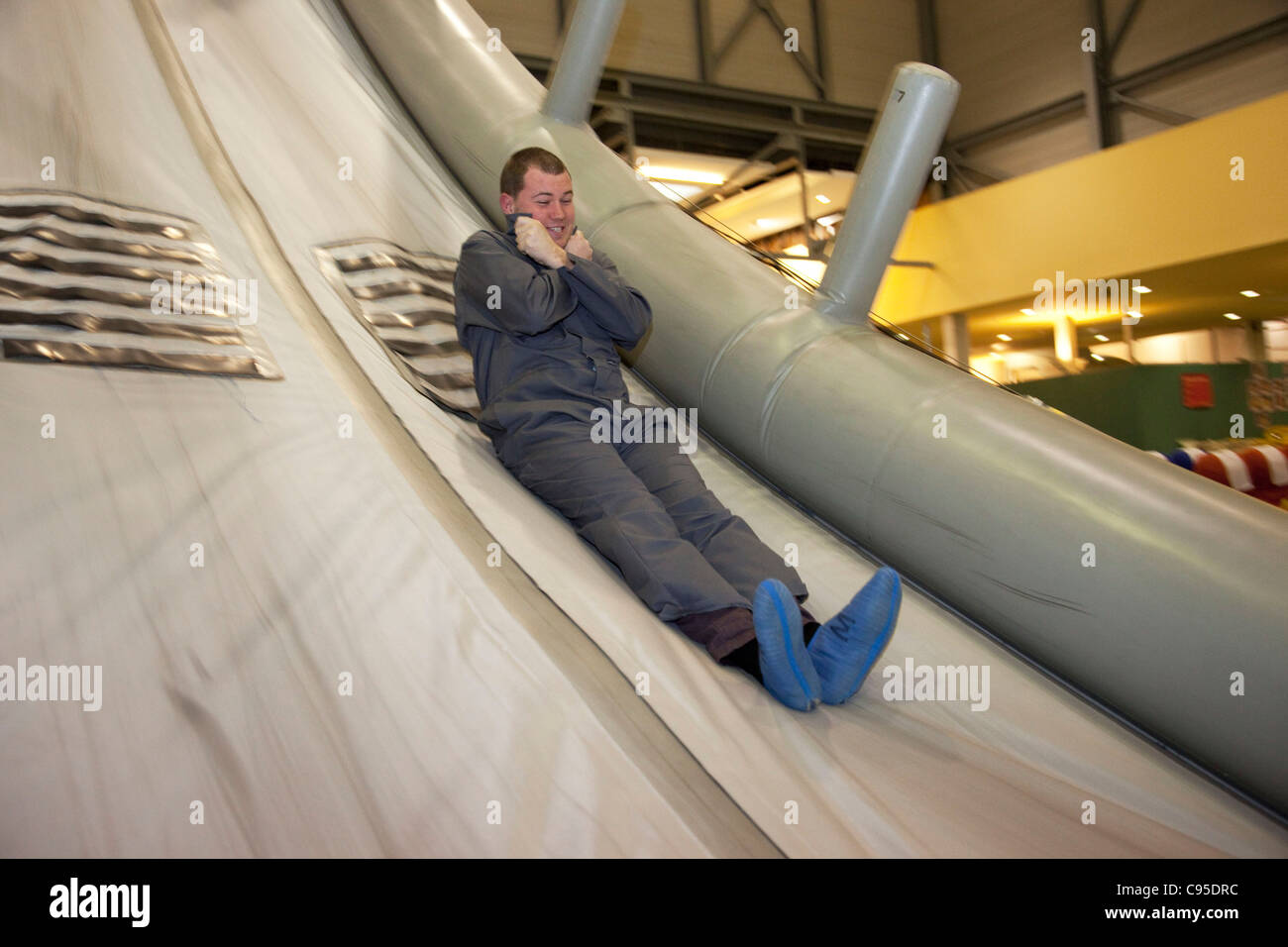 Virgin Atlantic flight attendant training at The Base training facility ...