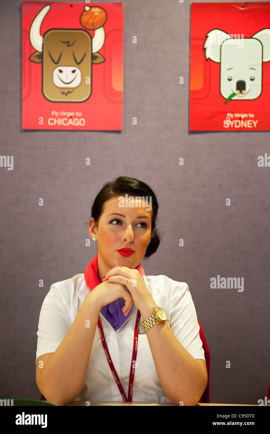 Virgin Atlantic flight attendant training at The Base training facility ...
