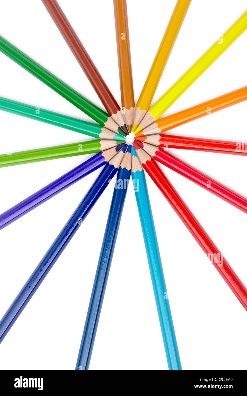 close up of color pencils Stock Photo - Alamy