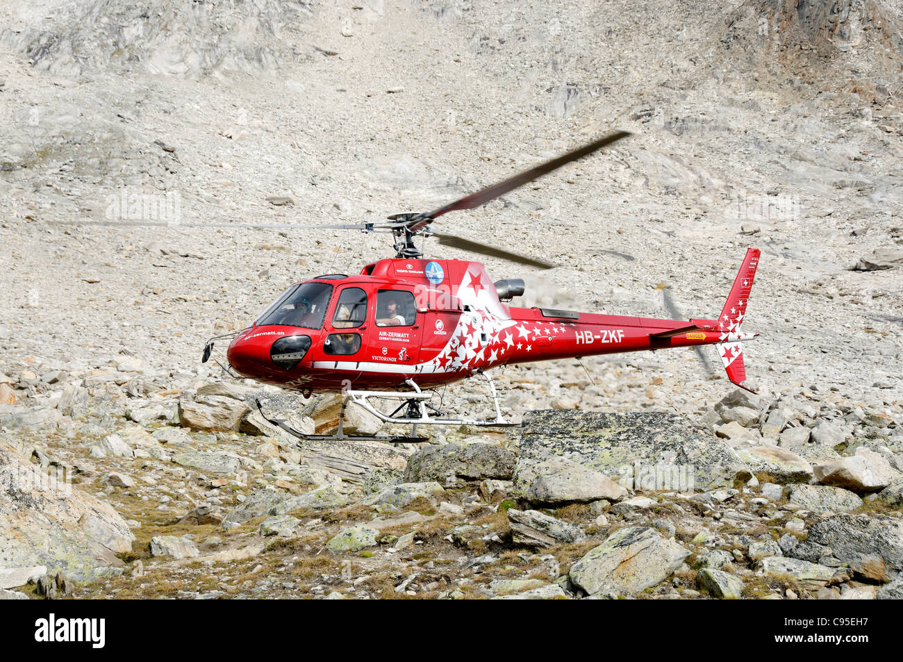 Swiss rescue helicopter hi-res stock photography and images - Alamy