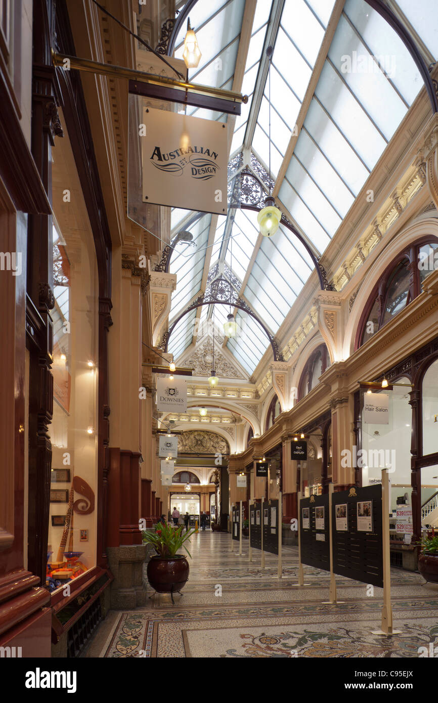 Shopping arcade melbourne hi-res stock photography and images - Alamy