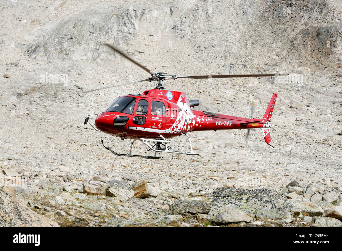 Swiss rescue helicopter hi-res stock photography and images - Alamy