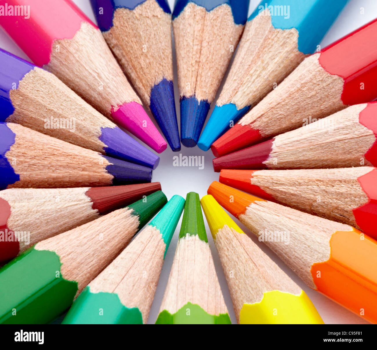 close up of color pencils Stock Photo - Alamy