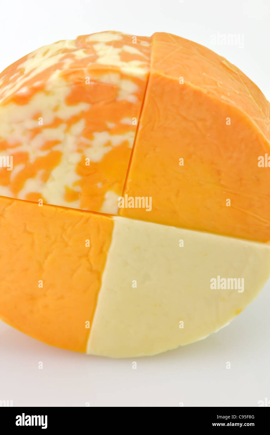 assortment of cheese , close up on white background Stock Photo - Alamy
