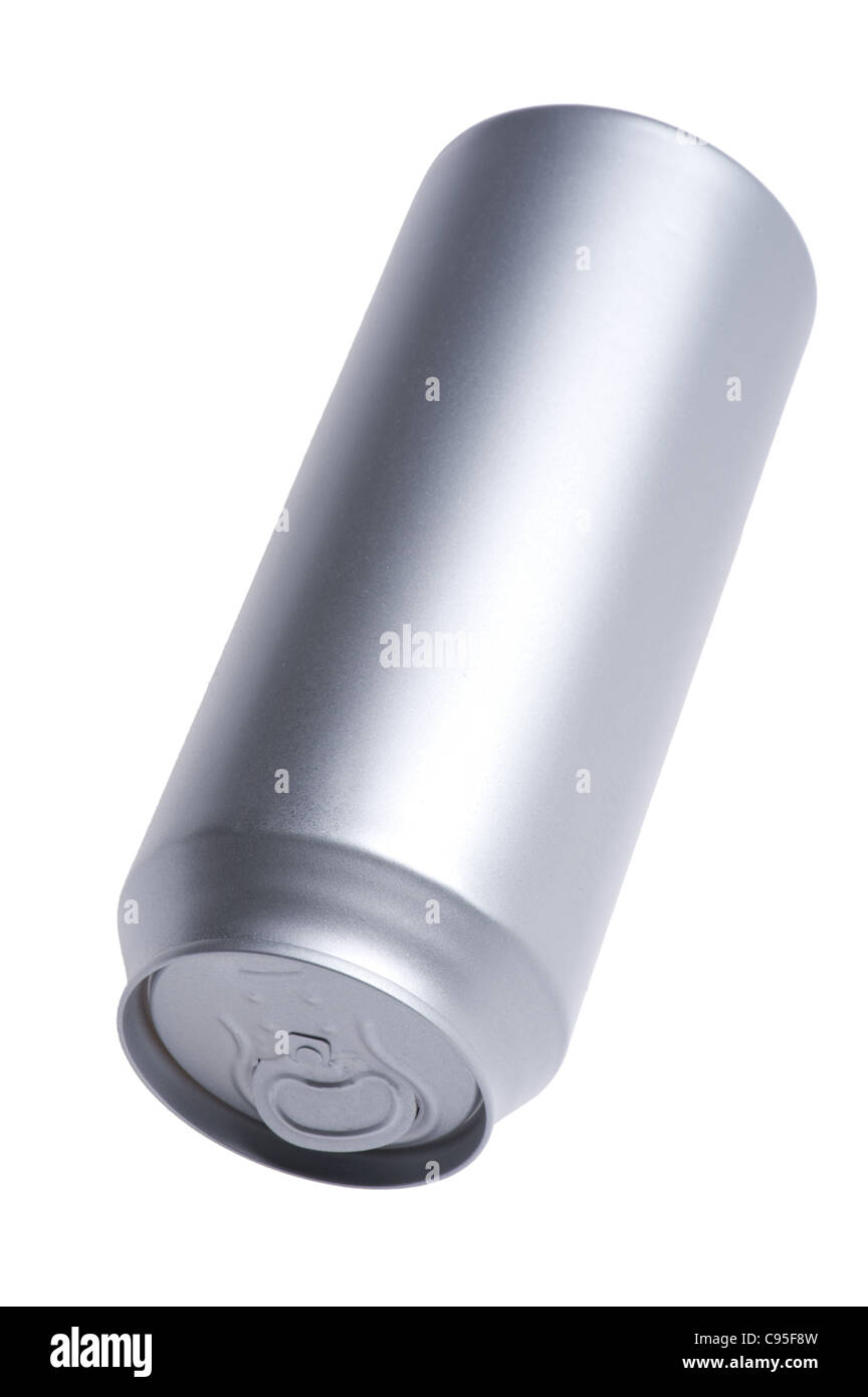 object on white - beverage can close up Stock Photo - Alamy