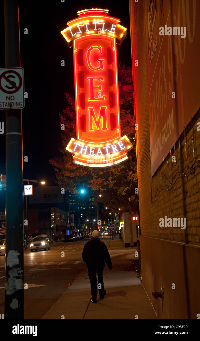 Detroit, Michigan - The historic GEM Theatre Stock Photo - Alamy