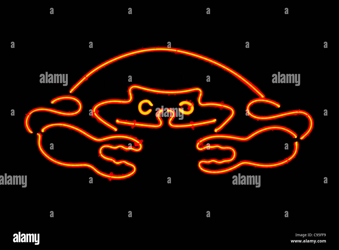 Crab neon sign hi-res stock photography and images - Alamy