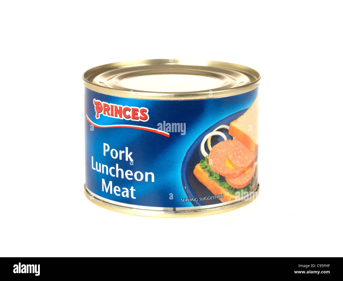 Princes Pork Luncheon Meat Stock Photo - Alamy