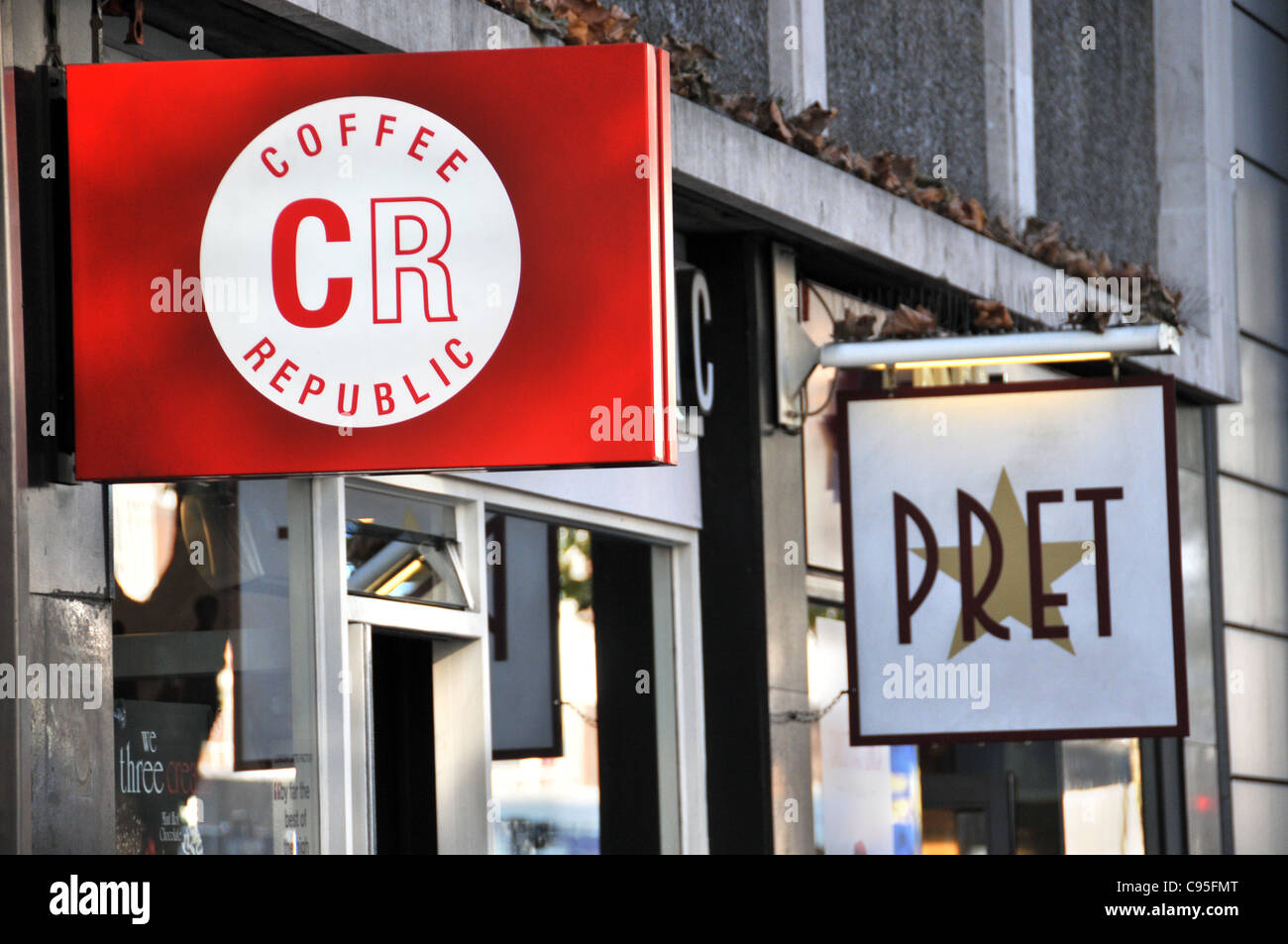 Coffee Republic Pret a Manger coffee cafe high street coffee shops café ...