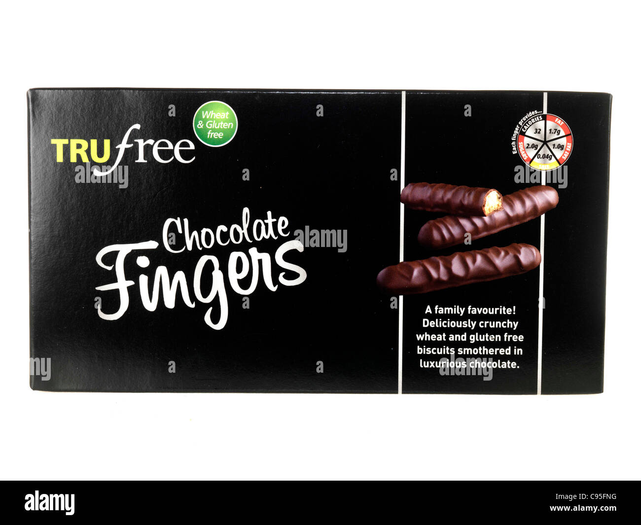 Gluten Free Chocolate Fingers Stock Photo - Alamy