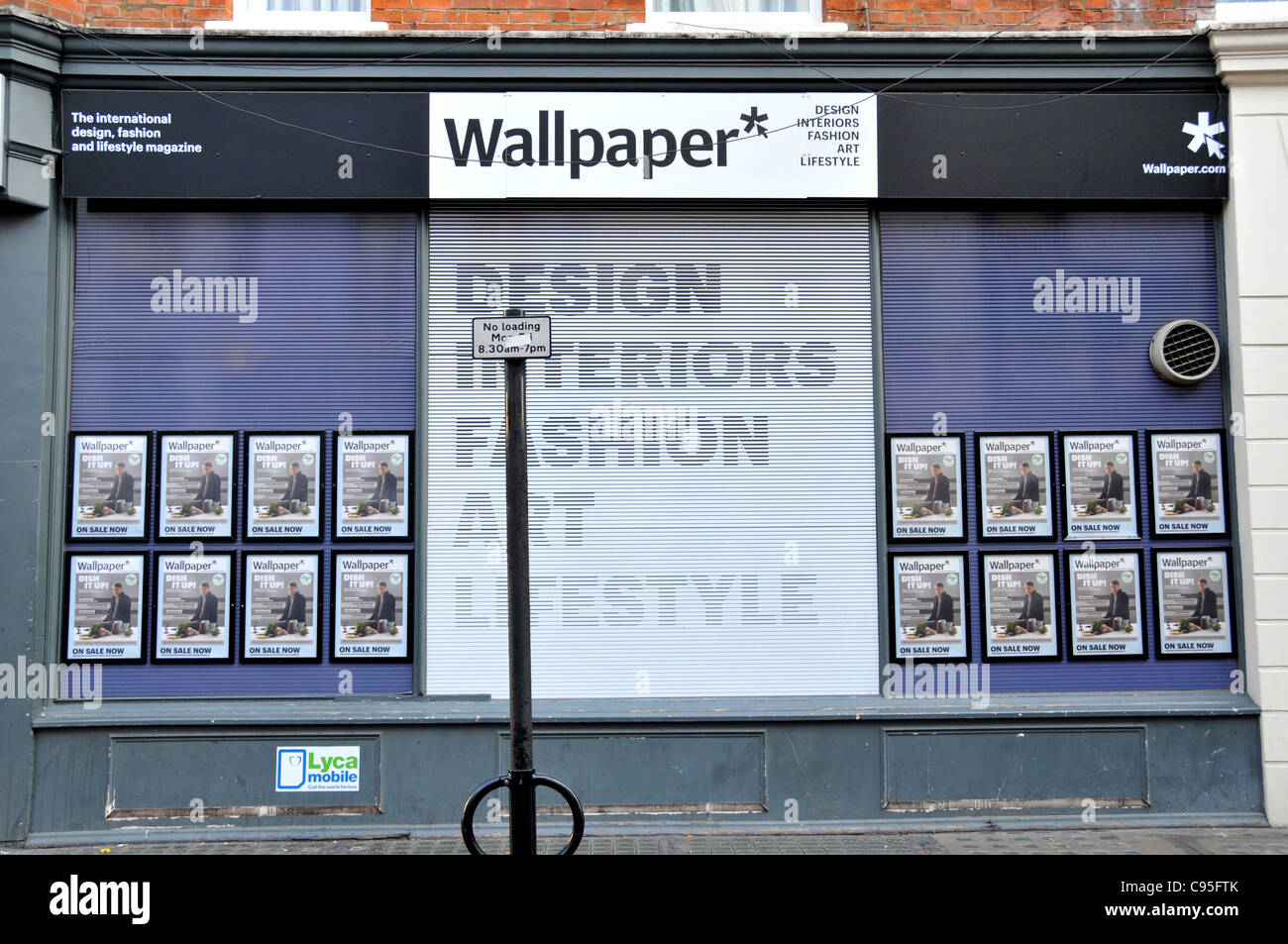 Wallpaper magazine adverts newsagents shop Stock Photo - Alamy
