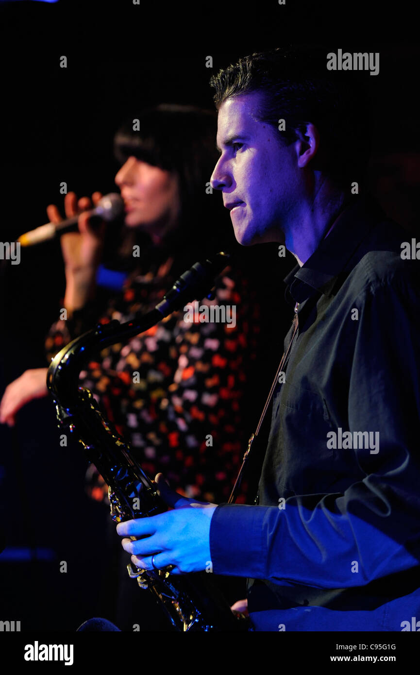 Strictly Come Dancing singer Hayley Sanderson, performing live in ...