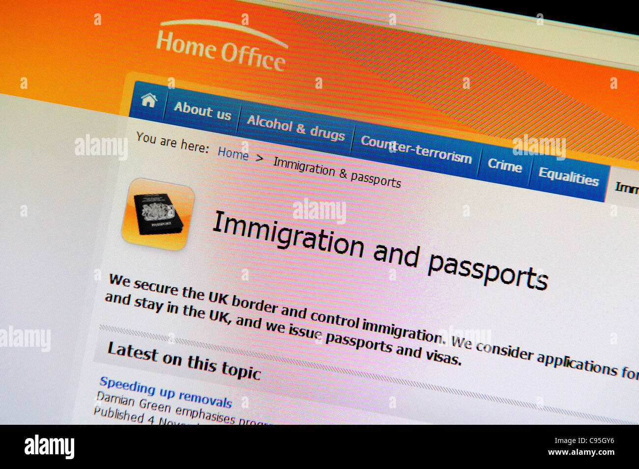 Home office immigration hi-res stock photography and images - Alamy