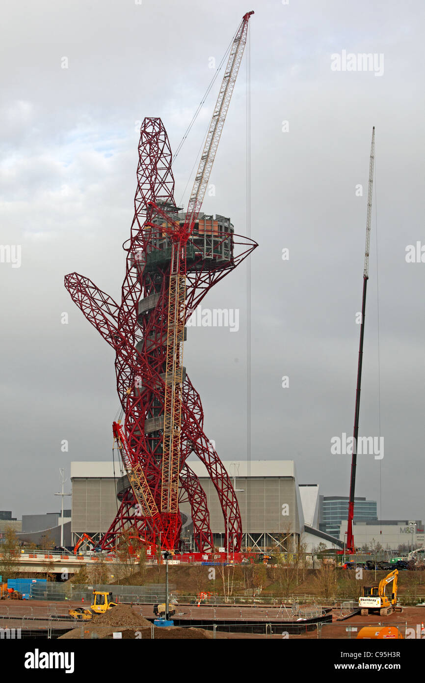 Olympic park stadium construction 2012 Stock Photo - Alamy