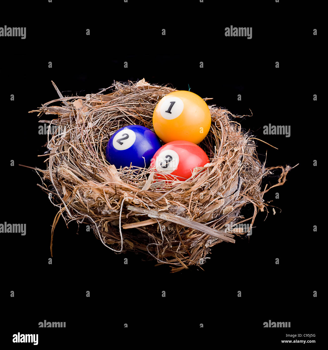 Pool balls 1 hi-res stock photography and images - Alamy