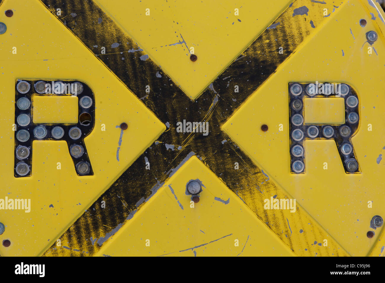 rail road crossing sign transportation railways industry steel metal ...