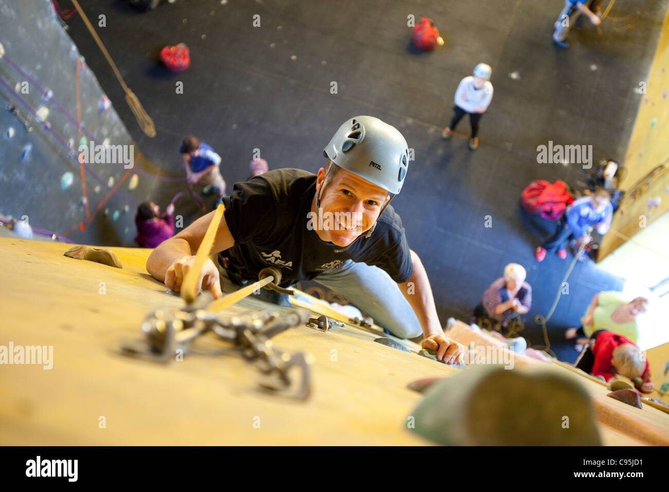 Indoor Rock Climbing Stock Photos & Indoor Rock Climbing Stock Images ...