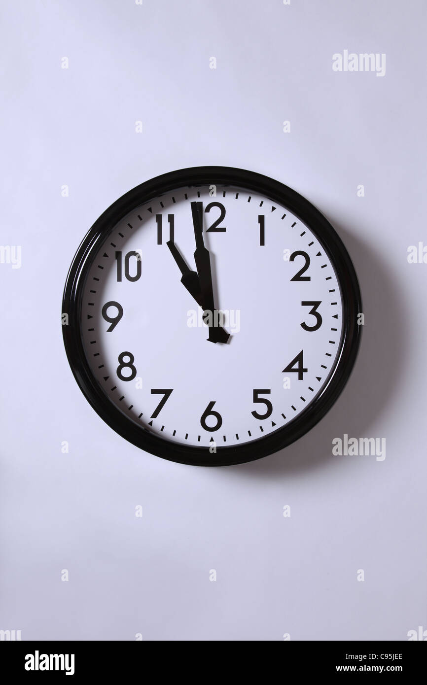 Clock 11 am hi-res stock photography and images - Alamy