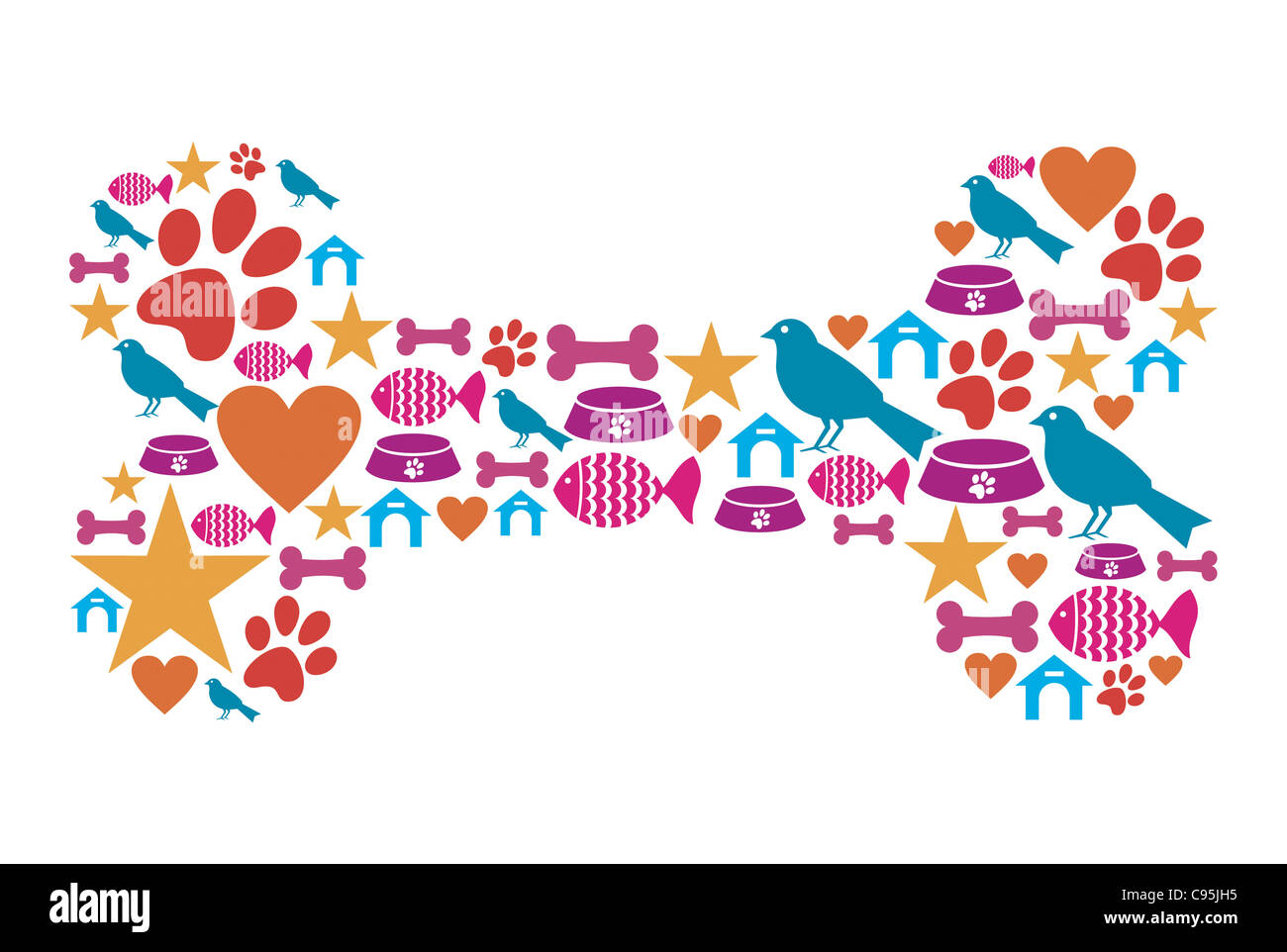 Dog Bone Border Clipart