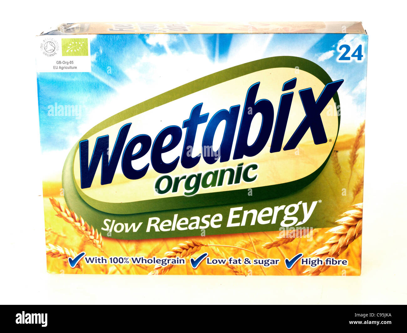 Organic Weetabix Slow Release Energy Breakfast Cereal Stock Photo - Alamy
