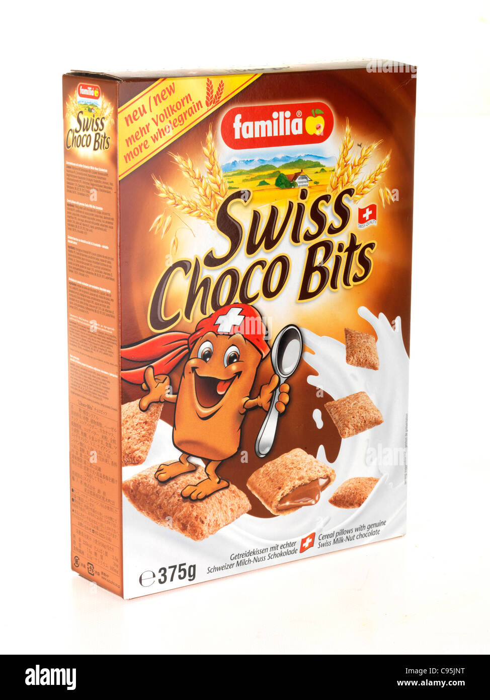 Food box carton pack packet familia choco bits breakfast cereal hi-res ...