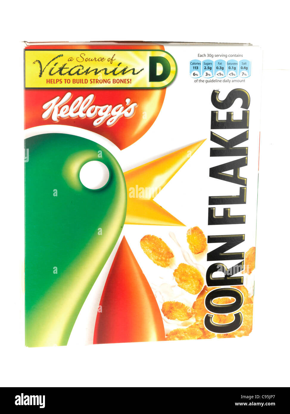 Kellogg's Corn Flakes Breakfast Cereal Stock Photo - Alamy