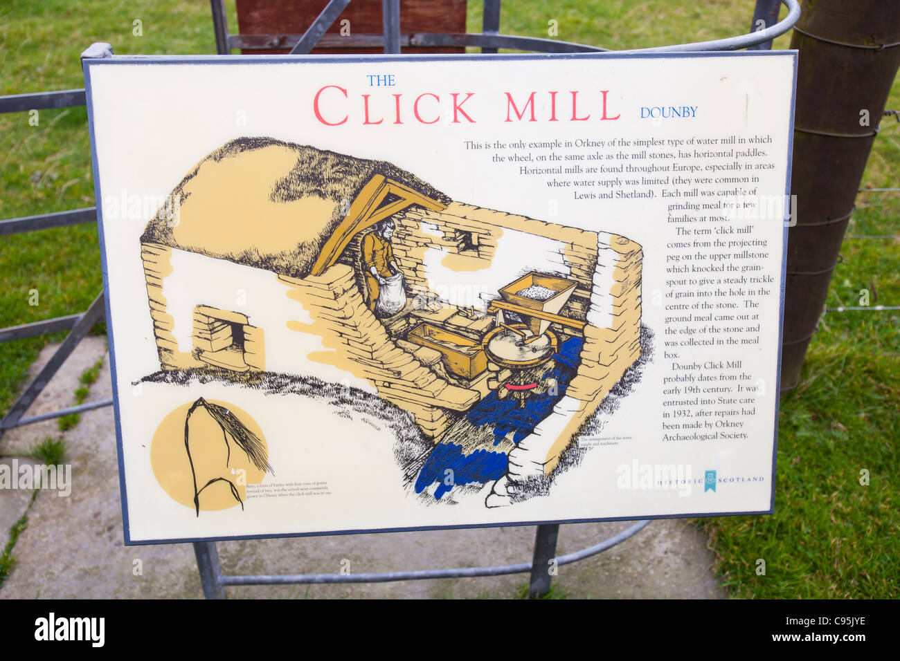 Ancient grain mill hi-res stock photography and images - Alamy