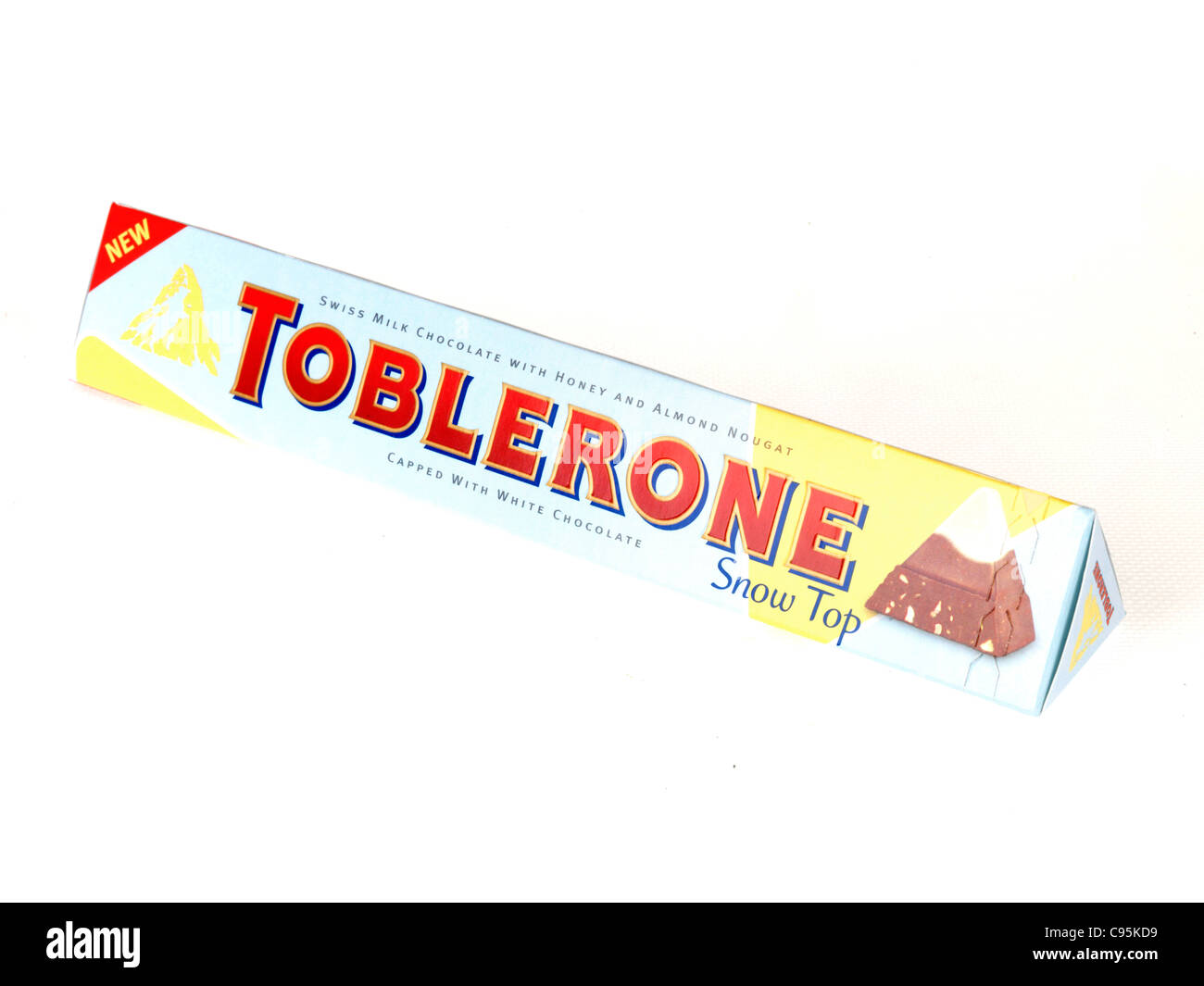 Toblerone Snow Top Chocolate Bar Stock Photo - Alamy