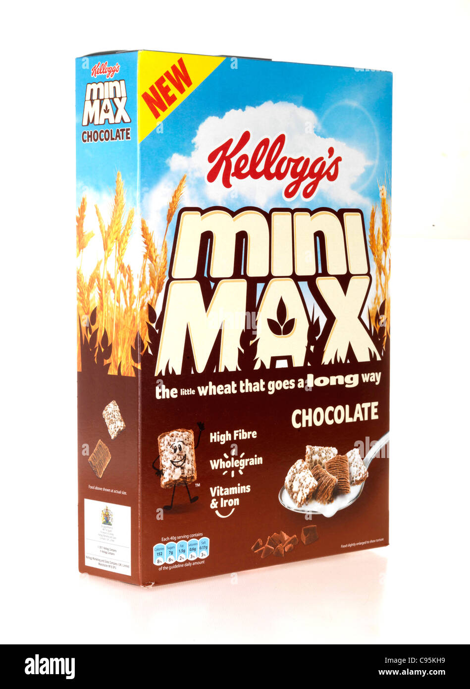 Kellogg's Chocolate Mini Max Breakfast Cereal Stock Photo - Alamy