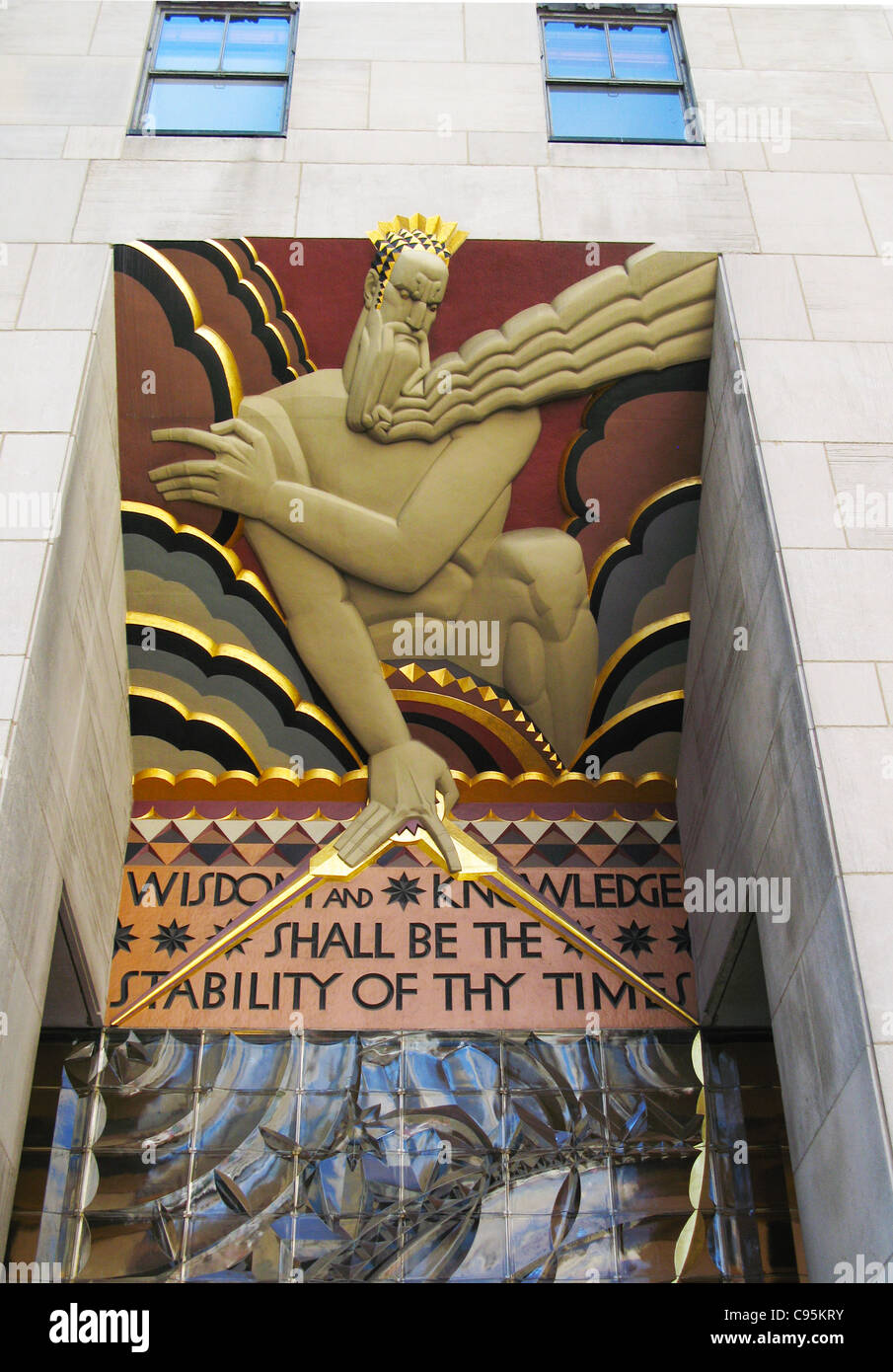 Wisdom and knowledge shall be the stability of thy times hi-res stock ...