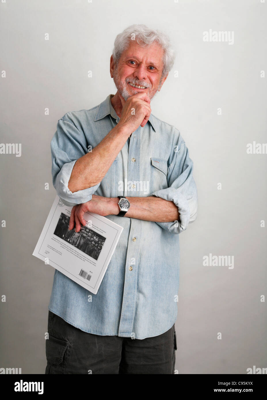 Author Russell Freedman in his office Stock Photo - Alamy
