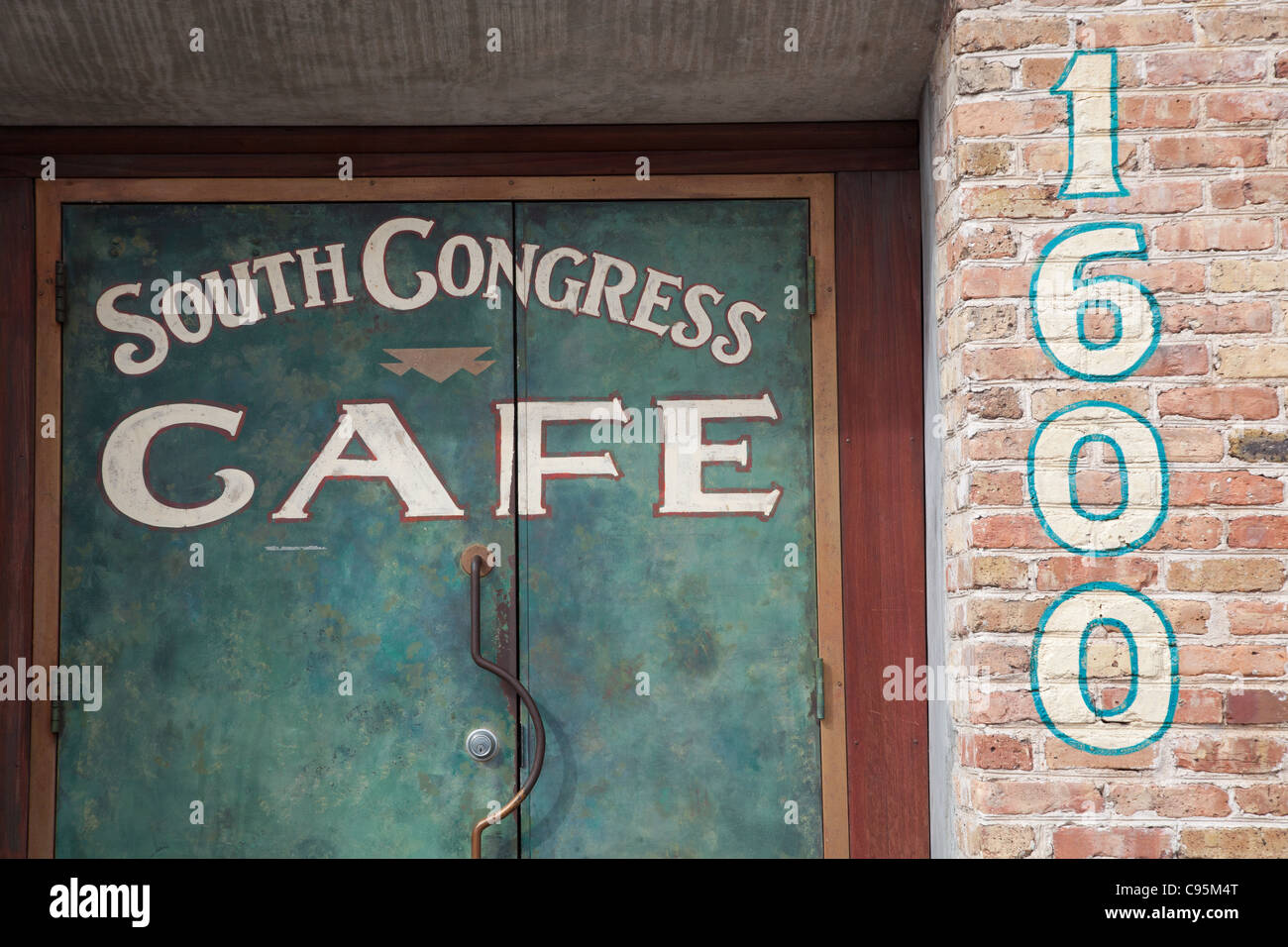 South Congress Cafe in Austin, Texas Stock Photo - Alamy