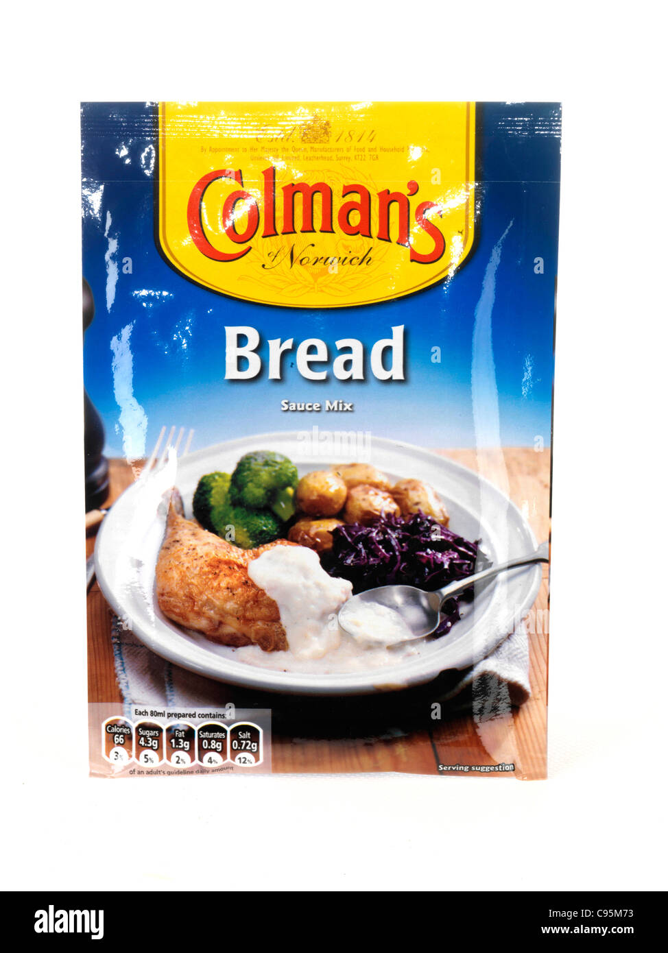 Colemans colemans sauce mix powder food ingredients pack hi-res stock ...