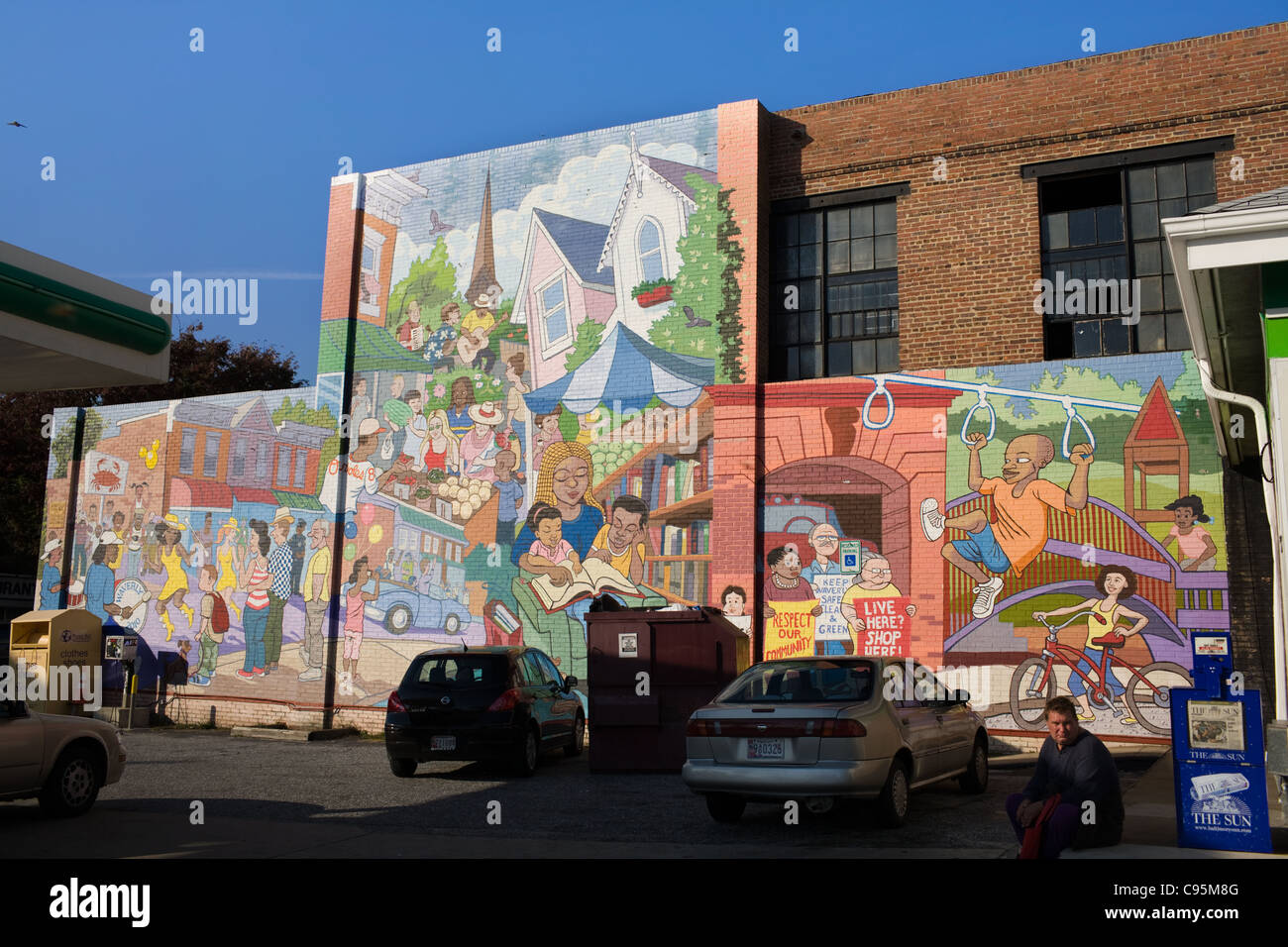 Mural community art mural hi-res stock photography and images - Alamy
