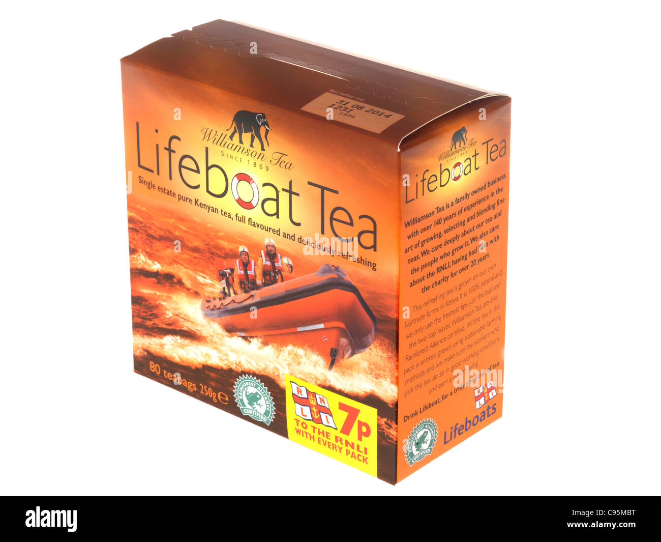 Box lifeboat tea bags hi-res stock photography and images - Alamy
