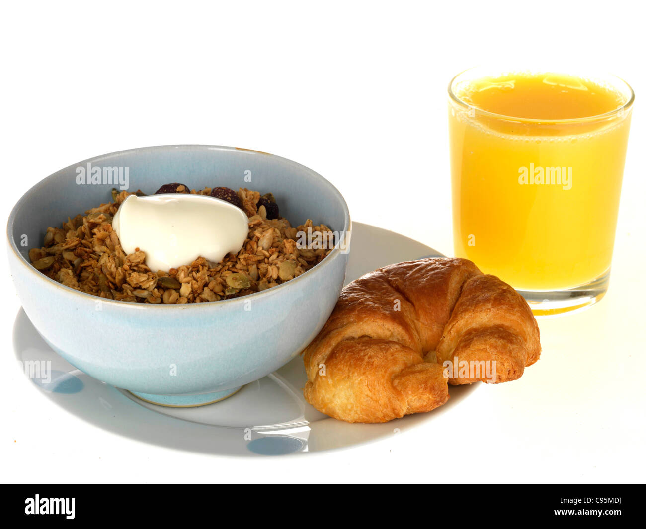 Healthy Continental Style Breakfast Stock Photo - Alamy