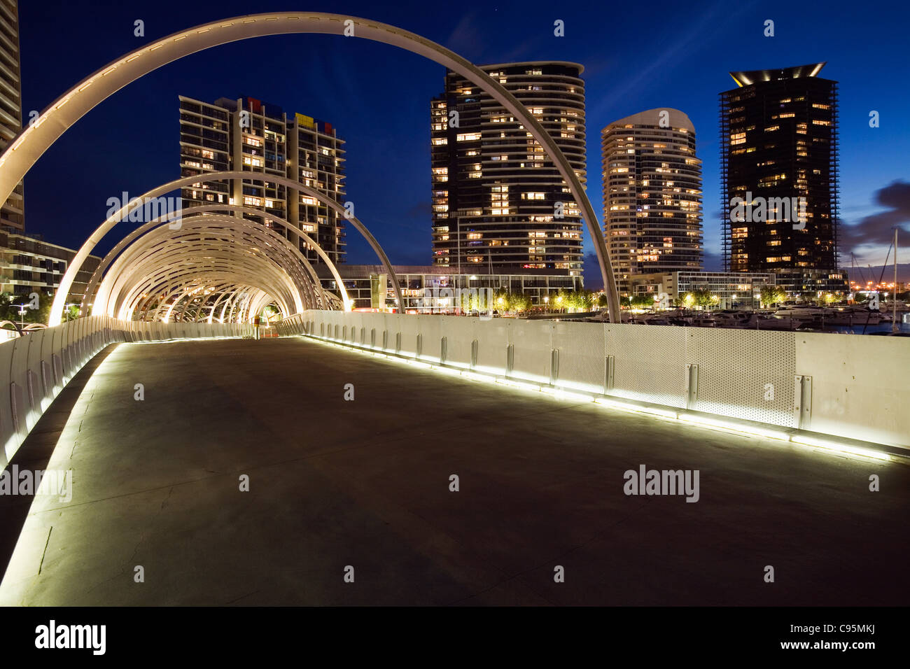 The Webb Dock Bridge in Melbourne's Docklands - its design inspired by ...