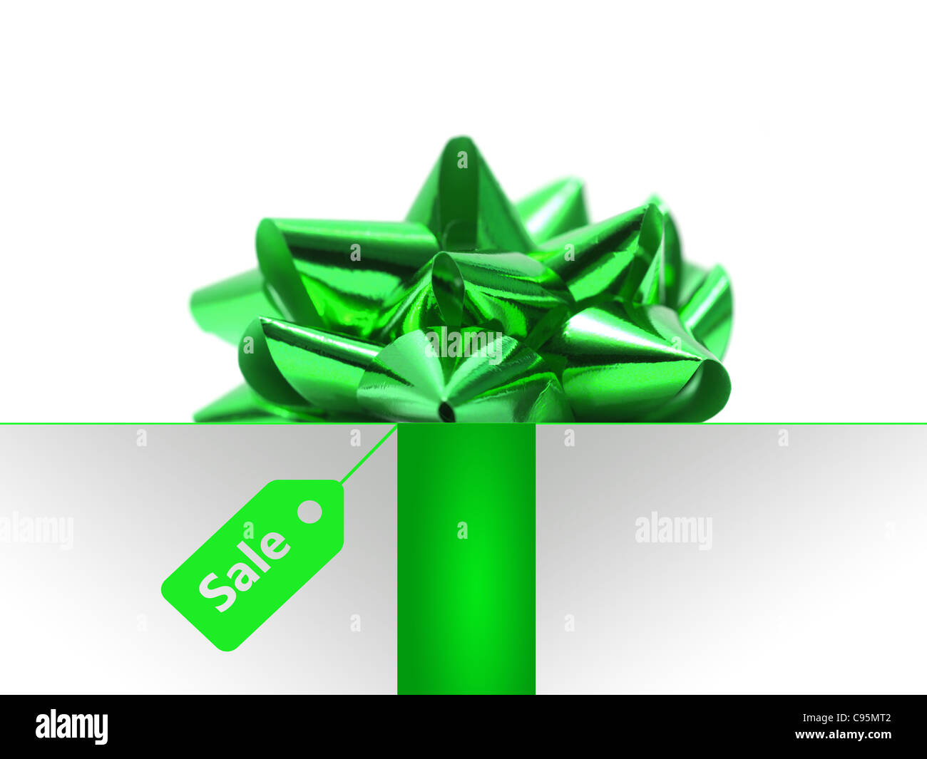 Christmas gift wrapping isolated against a white background Stock Photo ...