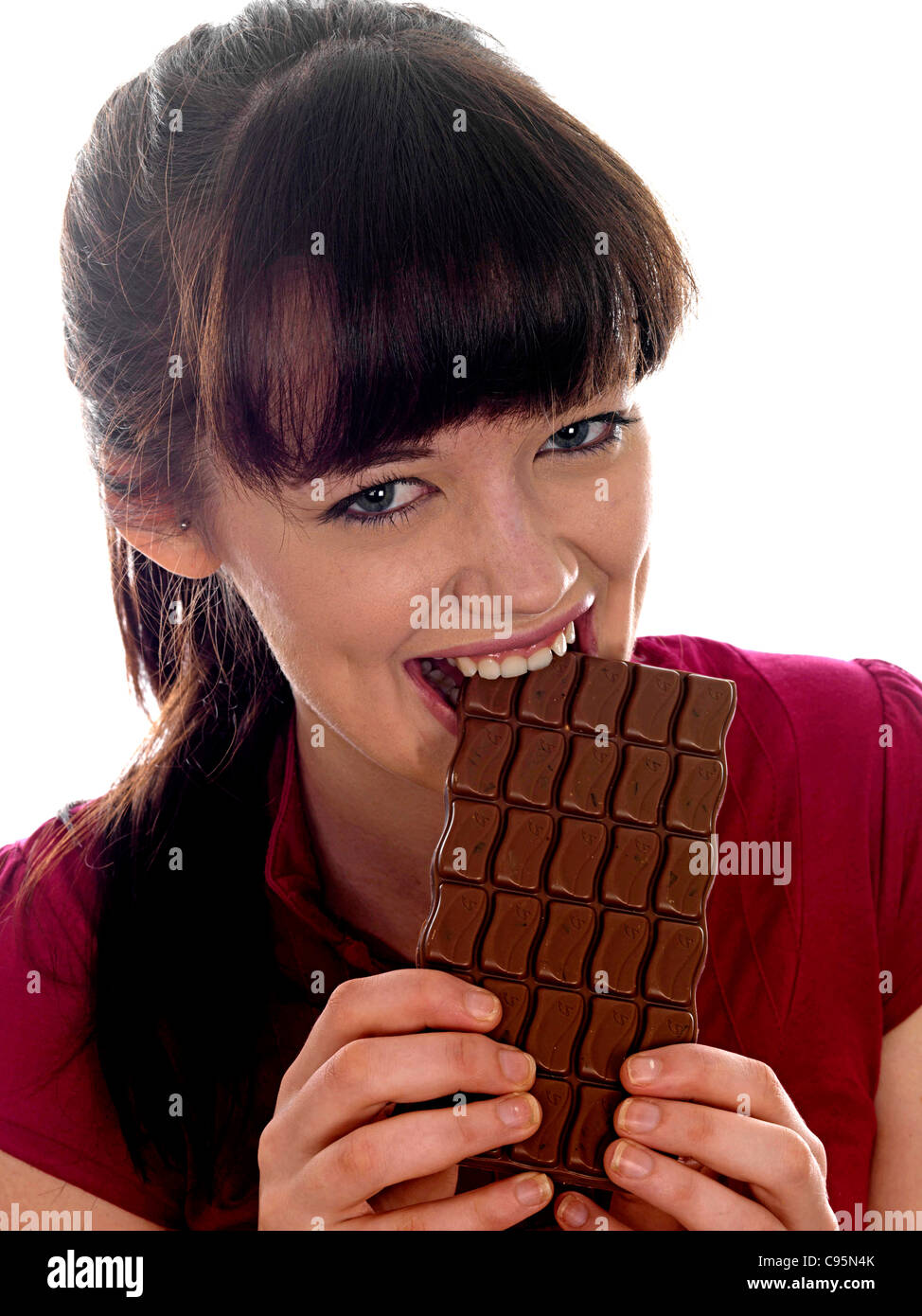 Chocolate model hi-res stock photography and images - Alamy