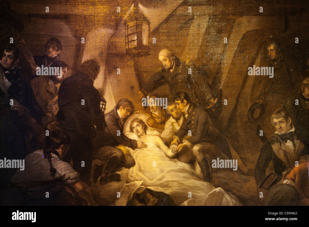 England, Hampshire, Portsmouth, Portsmouth Historic Dockyard, HMS ...