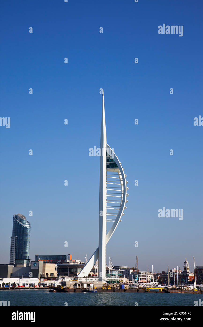 England, Hampshire, Portsmouth, View of Spinnaker Tower Stock Photo - Alamy